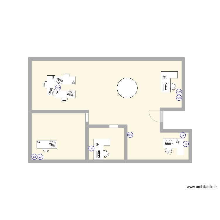 insert - Plan 3 pièces 16 m2 dessiné par totodubat