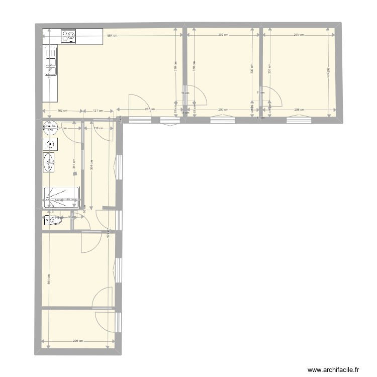 royan - Plan 1 pièce 67 m2 dessiné par k2_18b