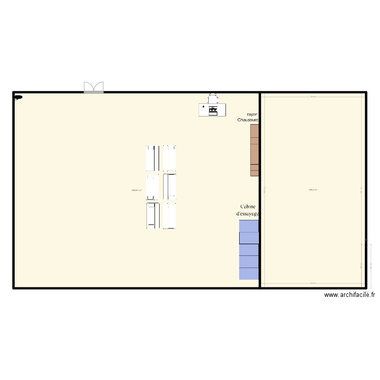 Plan – Plan du magasin PAP – Par rainaabna ️ | ArchiFacile