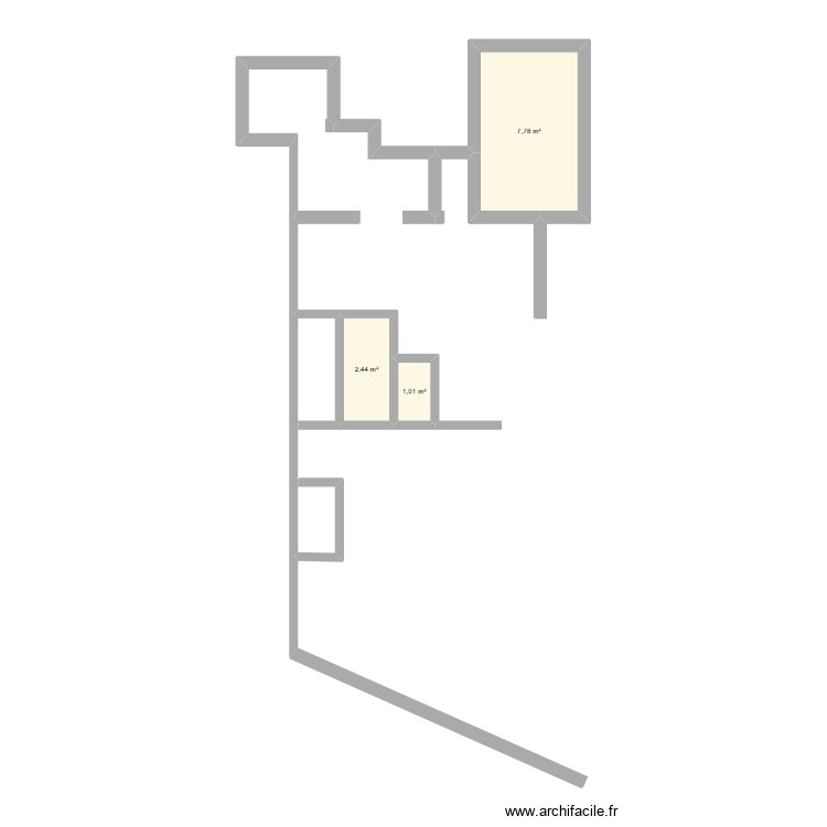 macdo - Plan 3 pièces 11 m2 dessiné par mdmntt