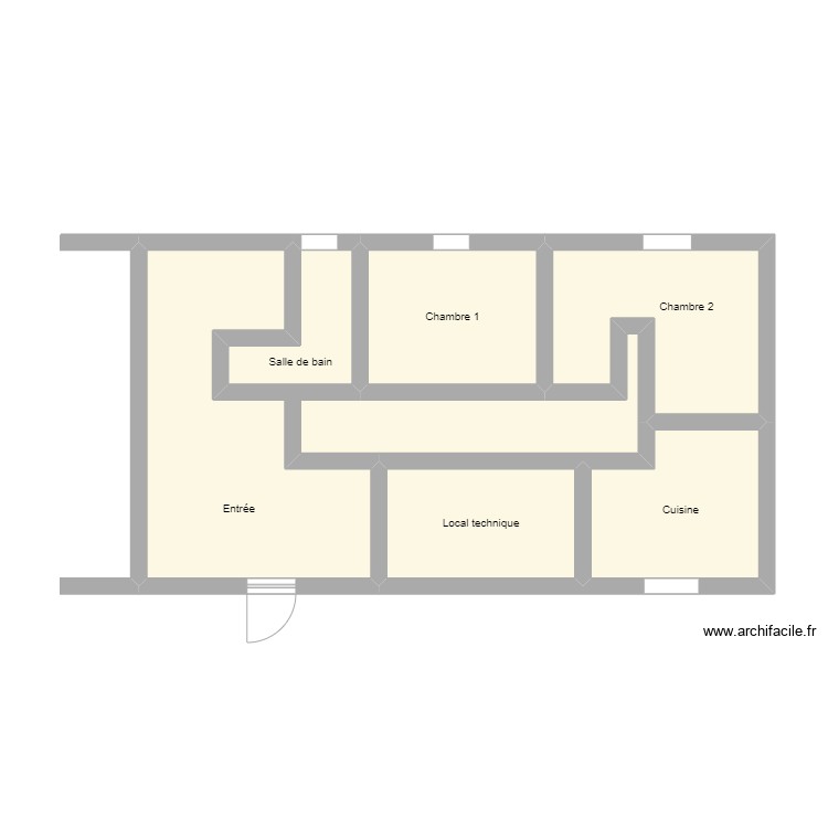 LAMYAE - Plan 6 pièces 47 m2 dessiné par Lamy123