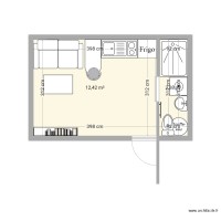 Plan maison et appartement de 2 pièces de 10 à 20 m2