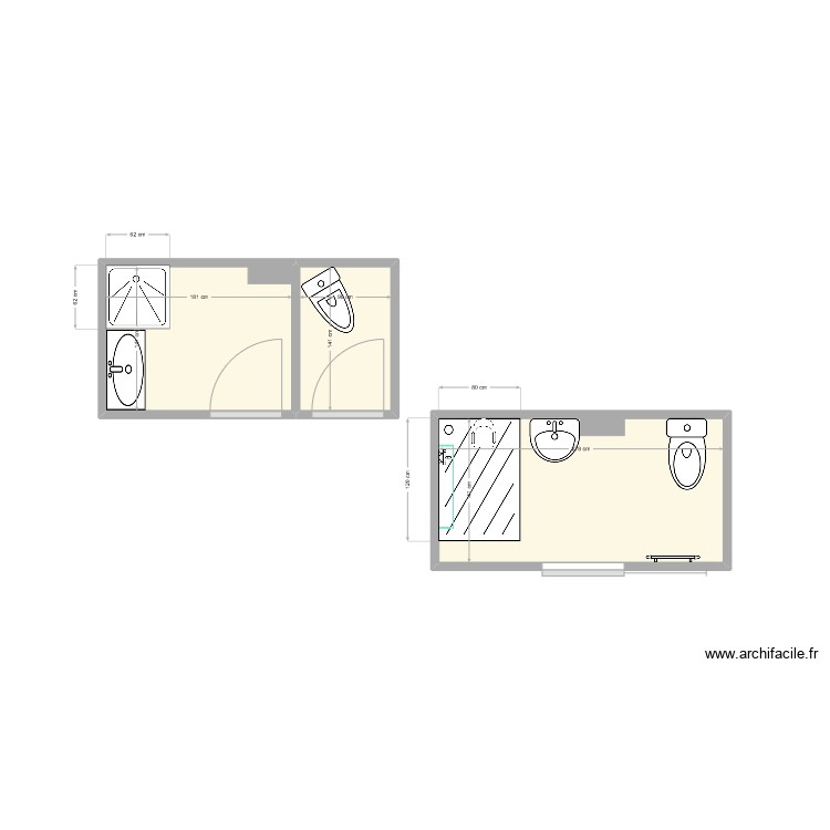 BLAISIN - Plan 3 pièces 8 m2 dessiné par MAC12112002